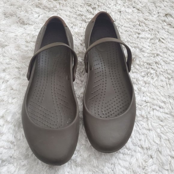 CROCS | Shoes | Crocs Women Alice Work Ballerina Flat Shoes W9 | Poshmark